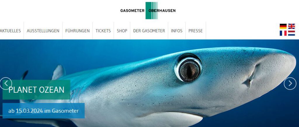 Gasometer mit Ausstellung „Planet Ozean“ – Standortkameradschaft Unna